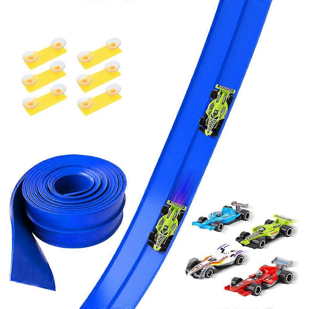 5 Meter DIY Flexible Car Track Racing Set for little ones Indoor ...