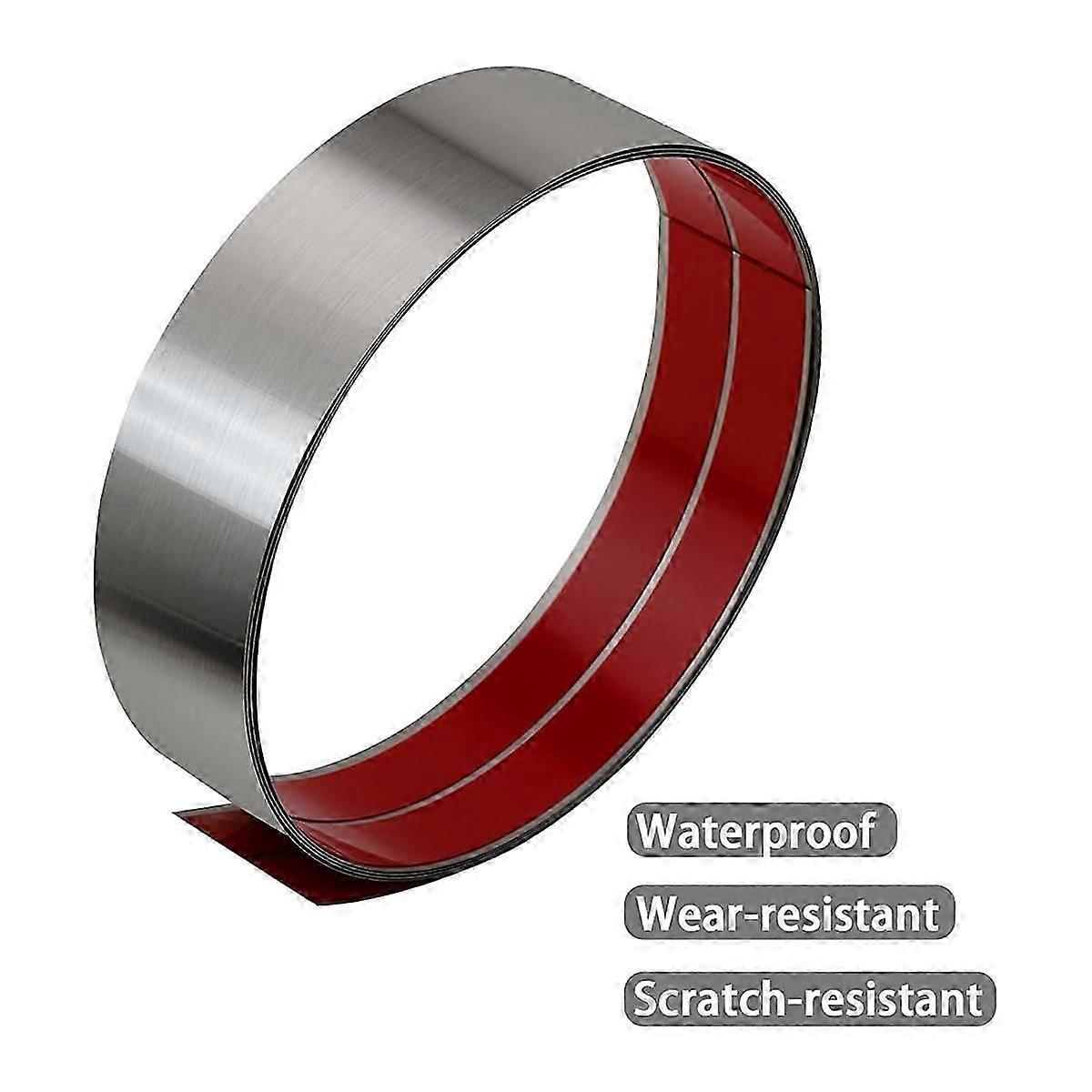 Peel and Stick Stainless Steel Kick Plate Base Cover | Fruugo AU