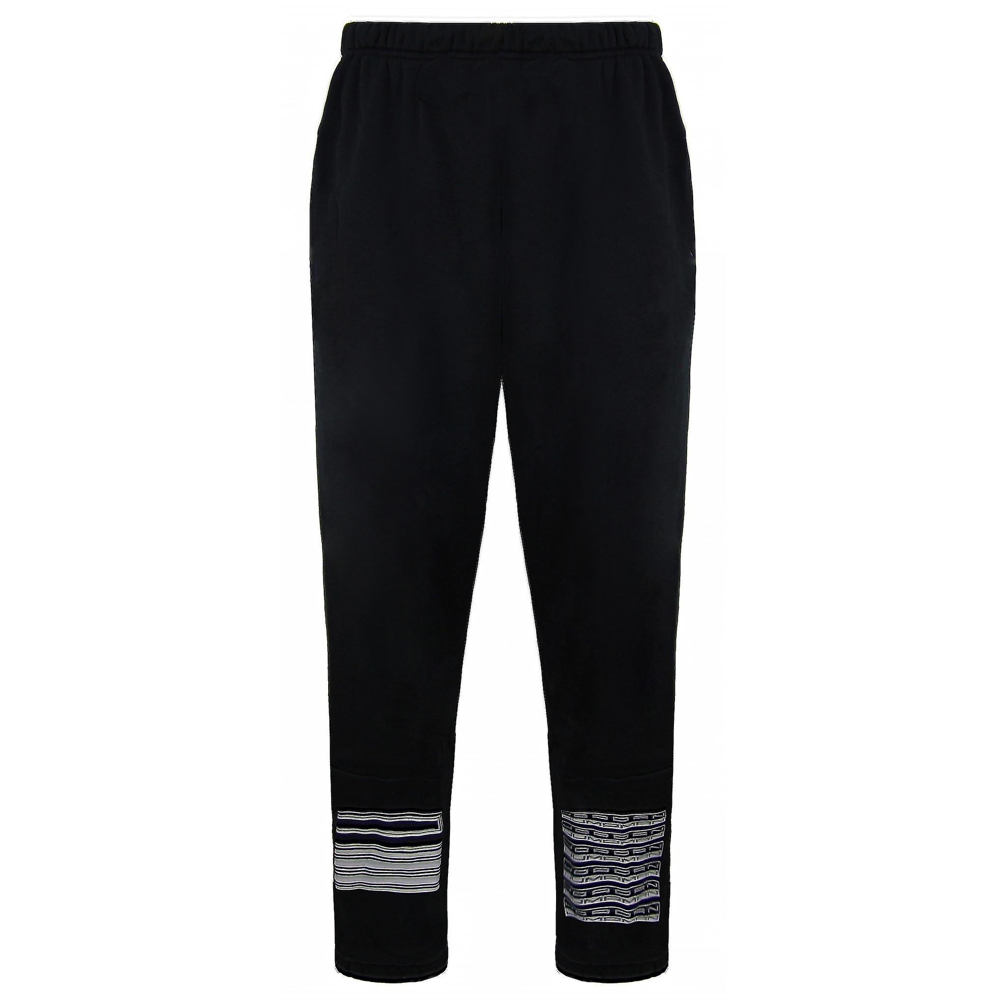 Nike Air Jordan Standard Fit Stretch Waist Black Logo Men Track Pants ...