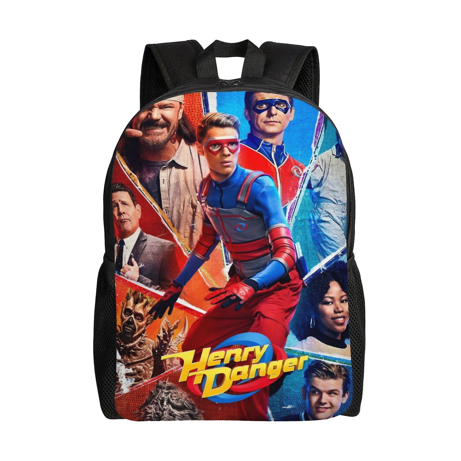 Henry Danger Unisex Backpack Laptop School Bag College Student Satchel ...