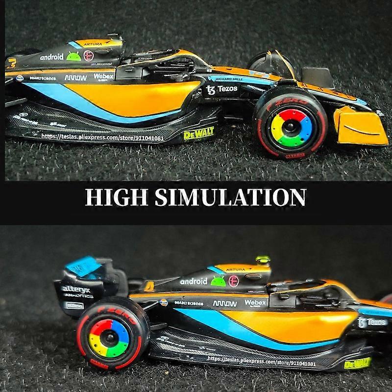 2022 F1 Car Model Scale MCL36 #3 Ricciardo #4 Norris Alfa Romeo ...