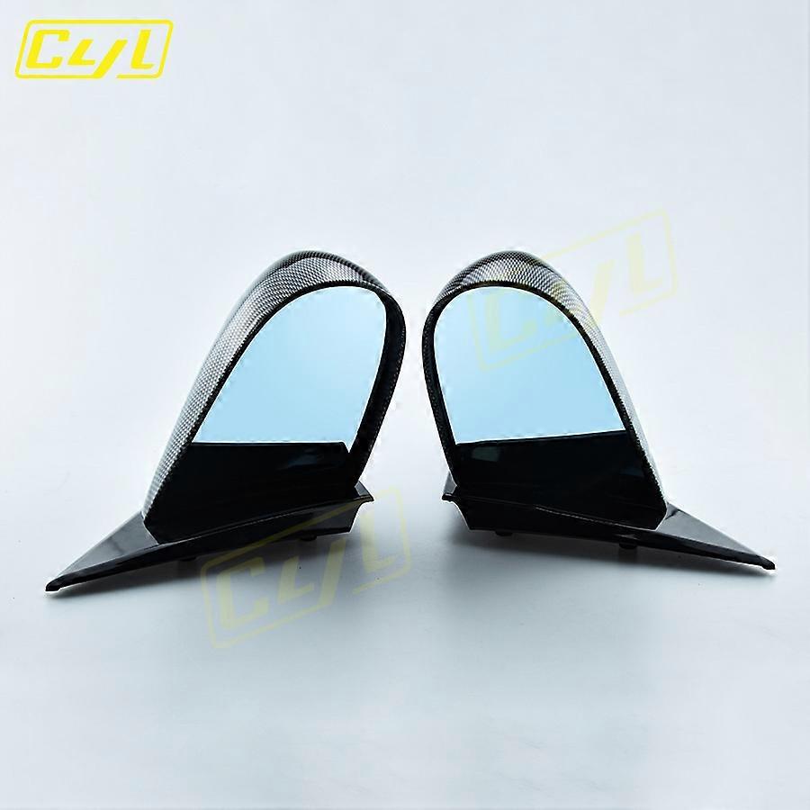 JDM Racing Carbon Film Spoon Style Manual Adjustable Car Side Rearview ...