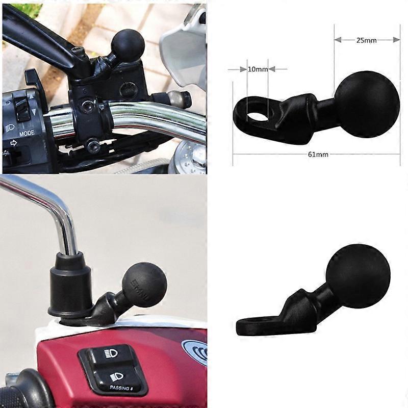 Motorcycle Handlebar Rear Mirror Mount Rail for Gopro 9 8 7 6 5 Yi 4K ...