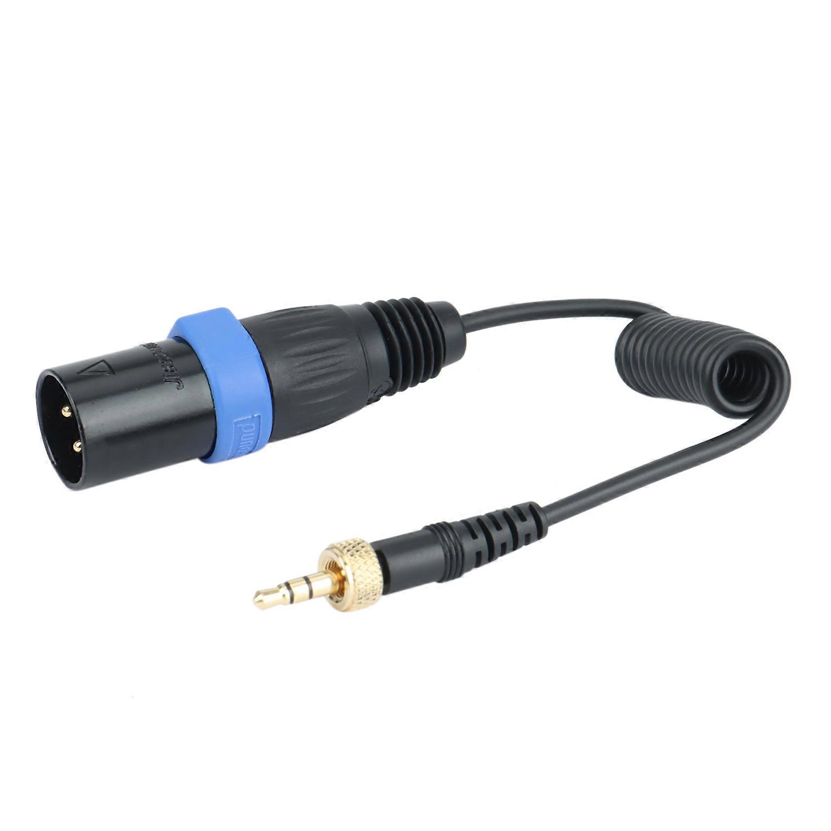 Locking Type 3.5mm to 3.5mm TRS to XLR Male Microphone Output Cable for ...