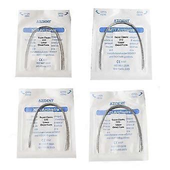 10pcs Dental Orthodontics Arch Wire Super Elastic Niti Round Ovoid ...