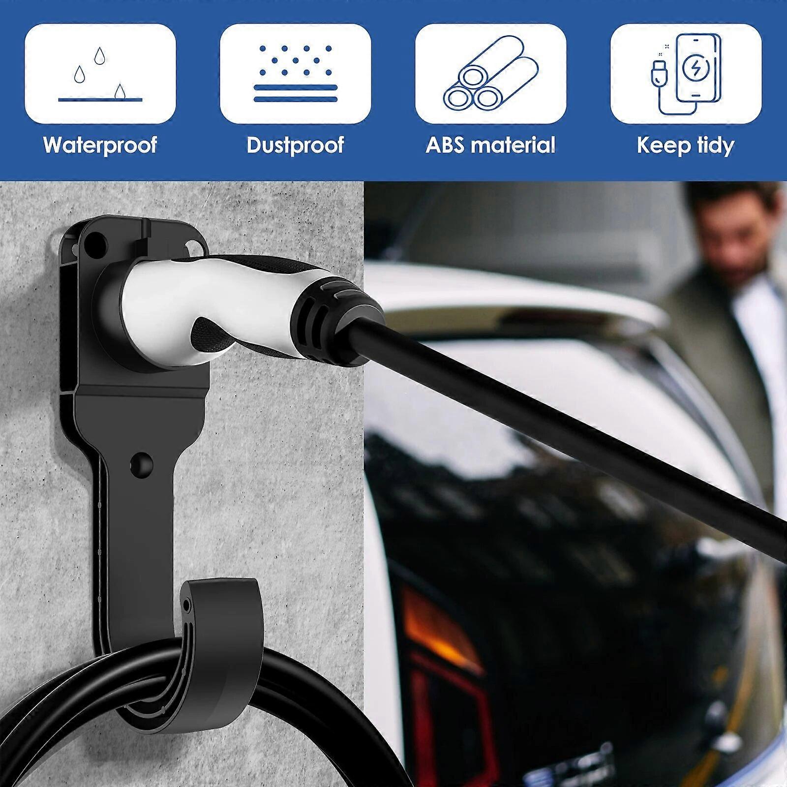 EV Charger Cable Holder EV Charger Wallbox with Hook Holder for Type2 ...