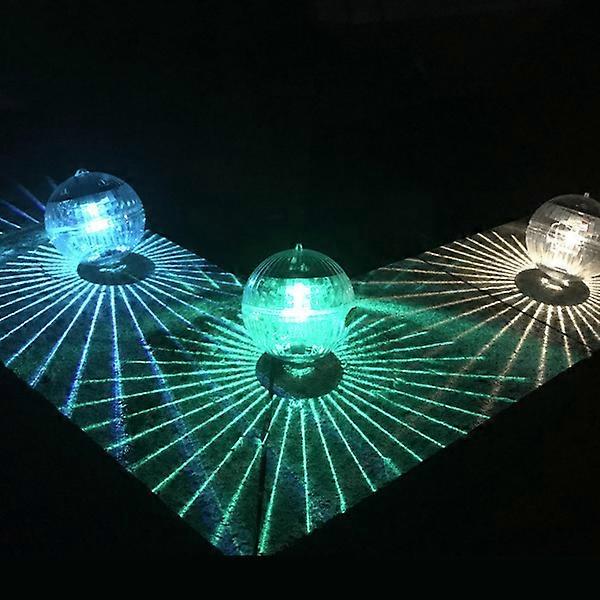 Solar Power Lamp Floating RGB Pond Light LED Lamp for Outdoor Garden ...