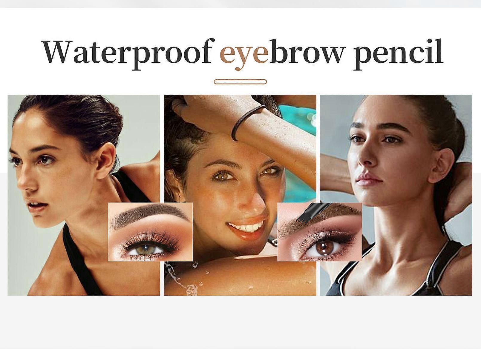 QIC Smudge-resistant Liquid Eyebrow Pencil Precision Tip & Waterproof ...