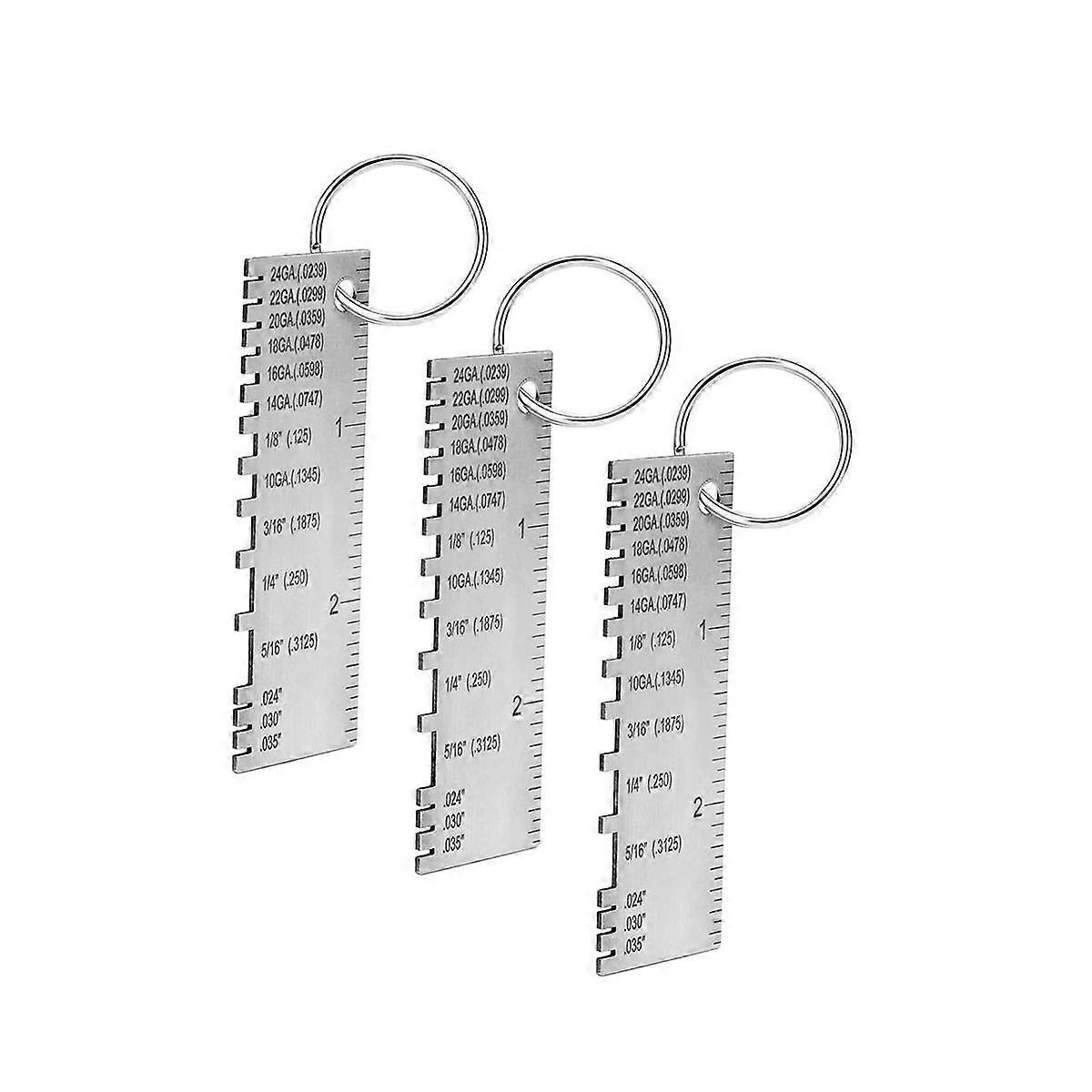 Metal Sheet Thickness Gauge, Stainless Steel Wire Gauge Size Inspection ...