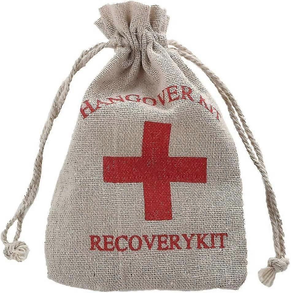 14cm X 10cm Red Cross Hangover Kit Bag For Bachelorette Them Party ...