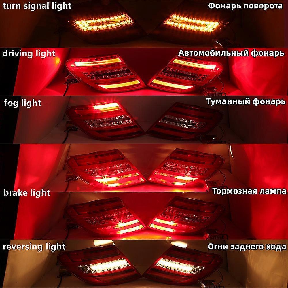 Led Rear Tail Light For Mercedes-benz W204 C300 C180 C200 C220 C260 ...