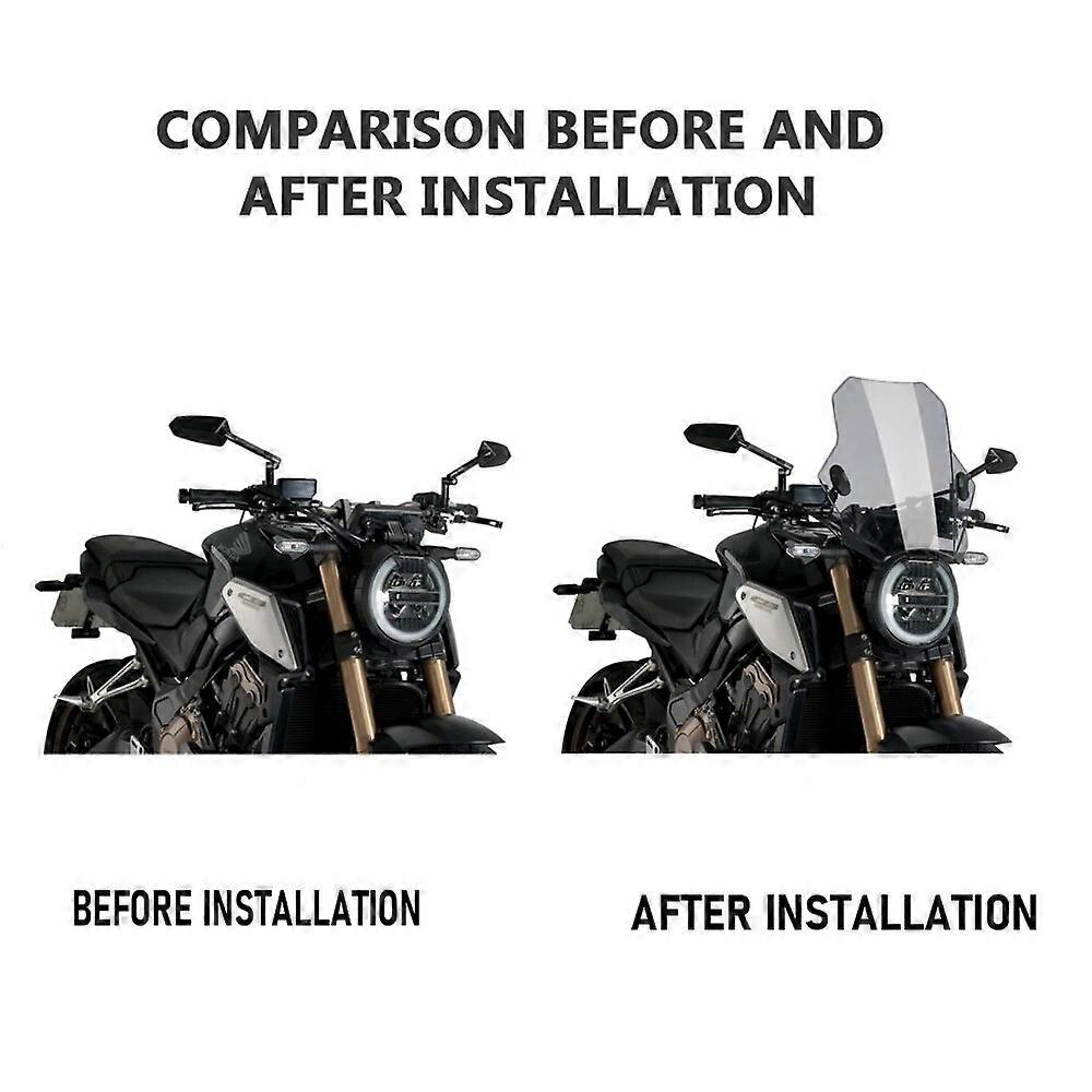 Suitable Motorcycle High quality ABS plastic Adjustable Windshield Bat ...