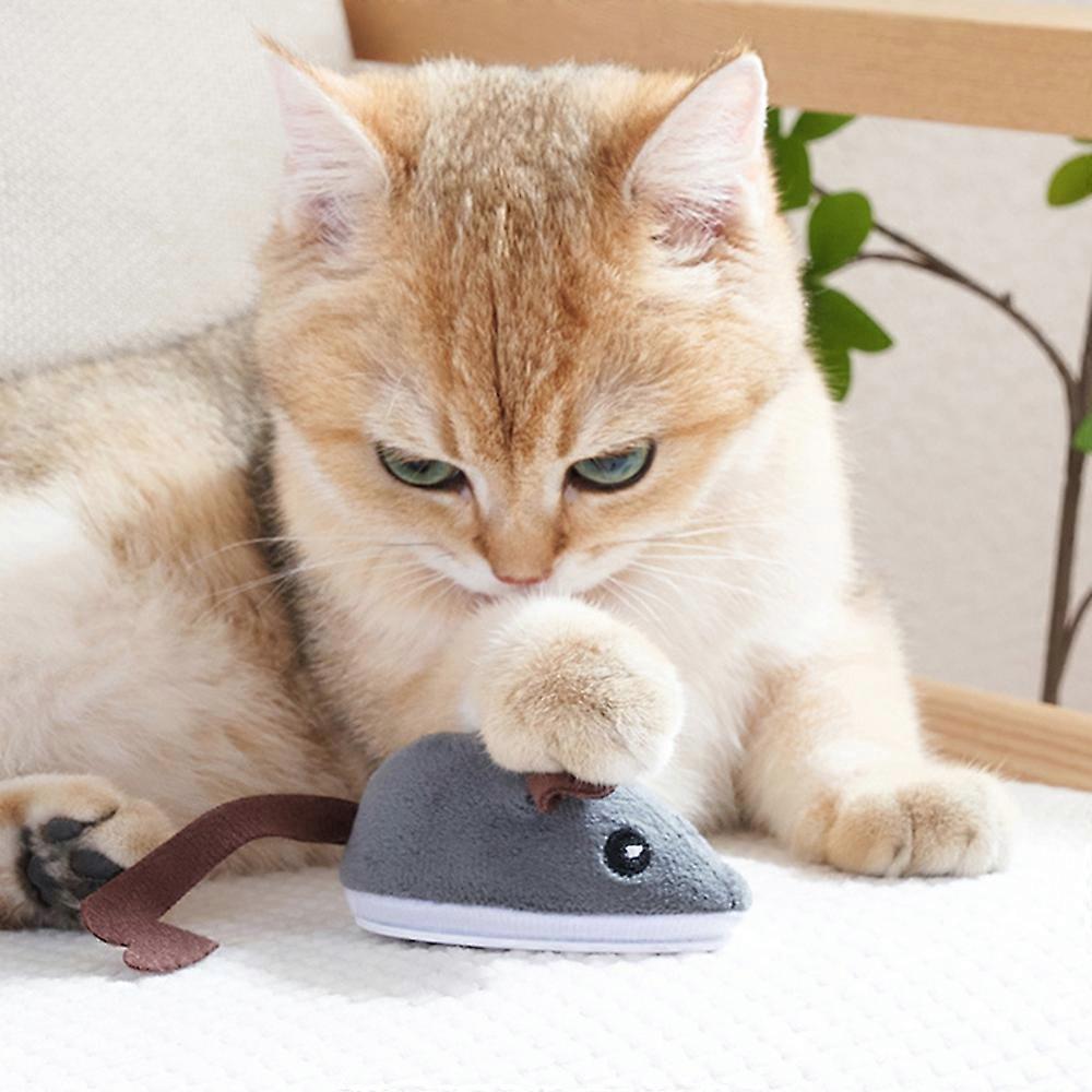 Smart Running Mouse Cat Toy Interactive Random Moving Electric Cat ...