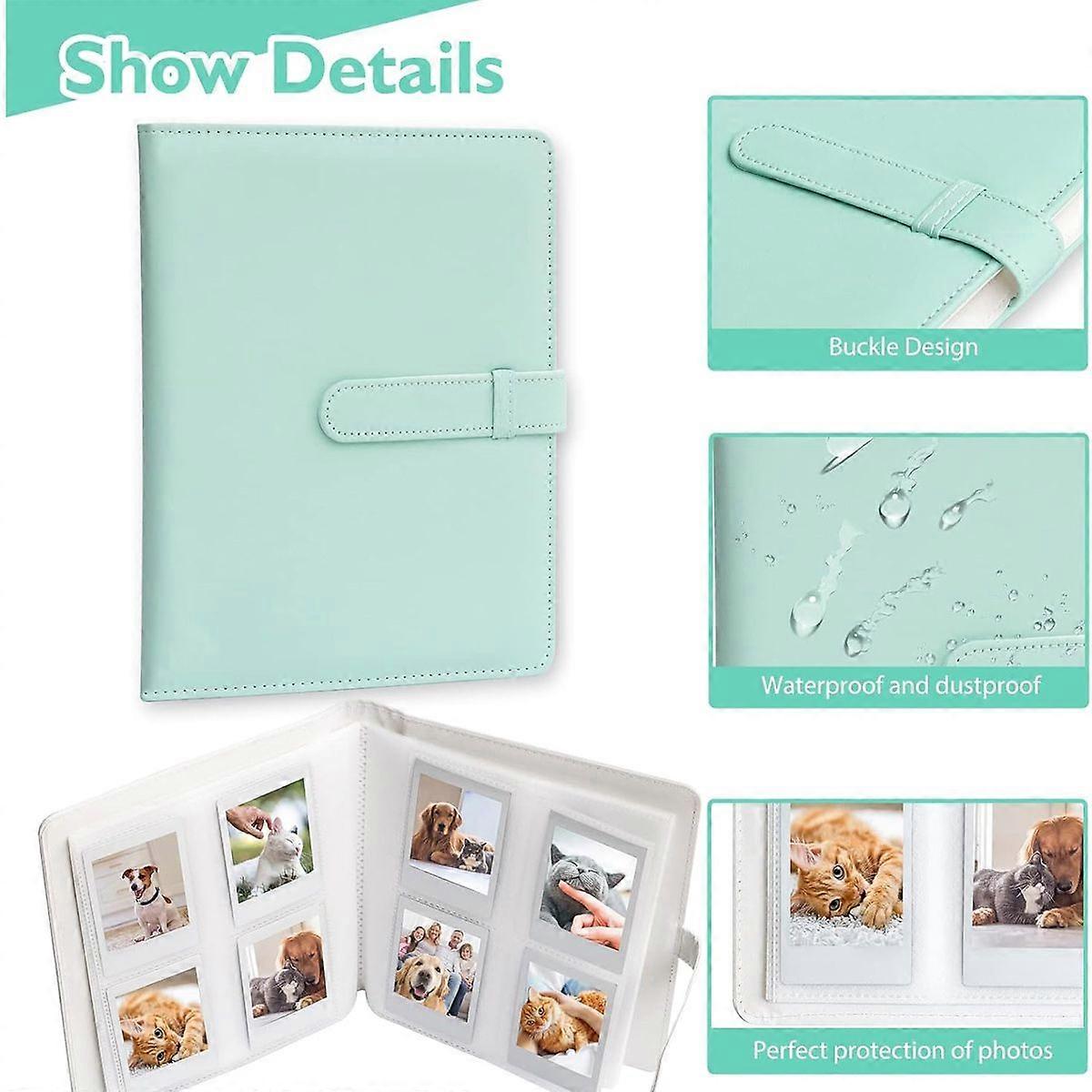Instant Camera Photo Album 3 Inch 273 Pockets PU Leather Mini Camera ...