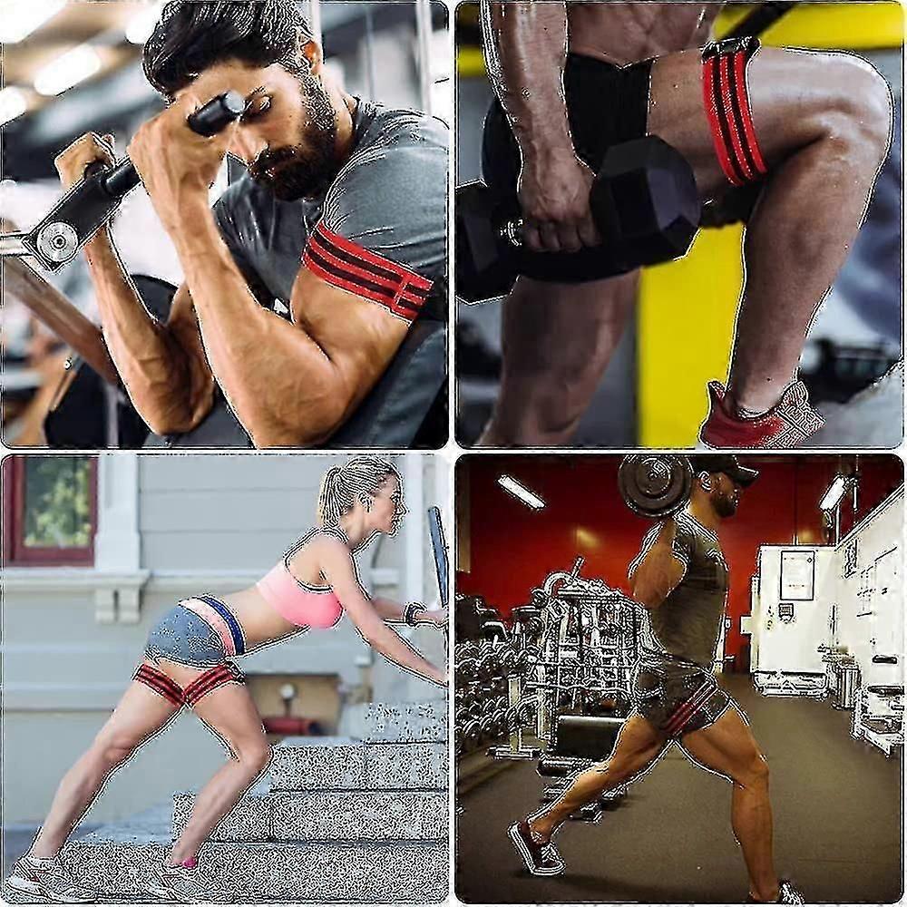 Blood Flow Restriction Bands, Arms & Legs & Booty Workout, Occlusion ...