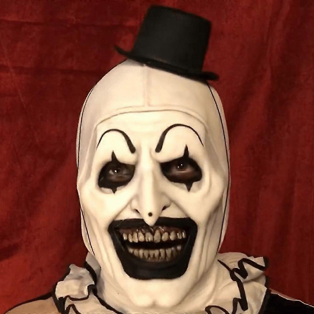 Terrifier 2 Art the Clown Mask Cosplay Costume Masquerade Halloween ...