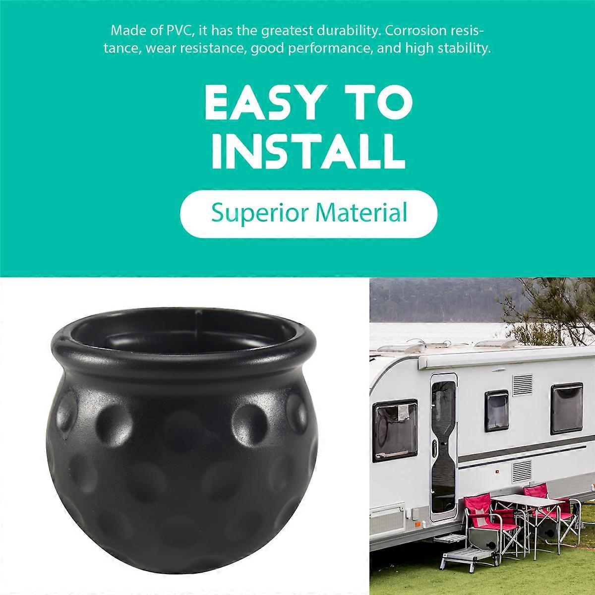 50mm Tow Bar Ball Cover Cap Towing Hitch Caravan Trailer Towball ...