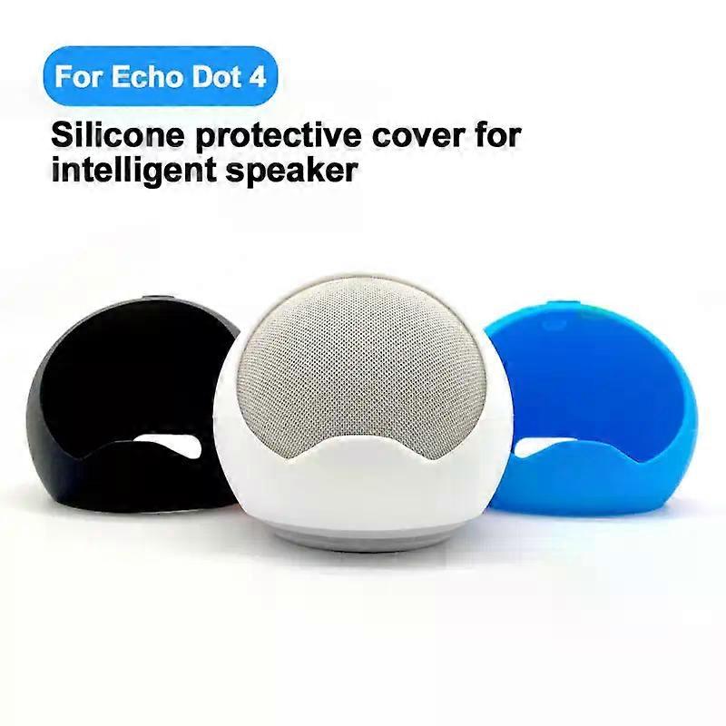 Silicone Case for Amazon Echo Dot 4 Speaker Dust-proof Case Soft Sleeve ...