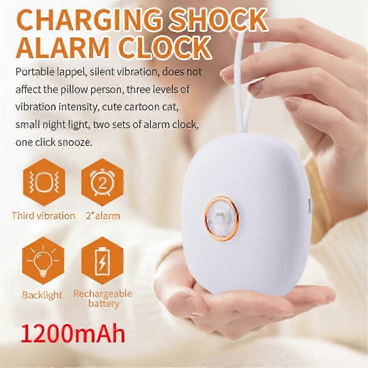Vibrating Alarm Clock for Heavy Sleepers Hearing Impaired Deaf Teens ...