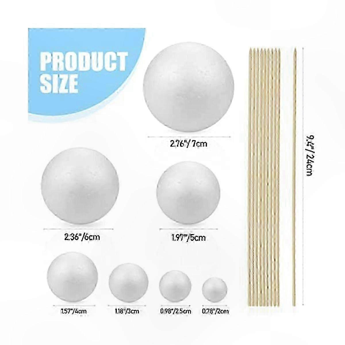 DIY Solar System Model Kit with 14 Polystyrene Spheres for School ...