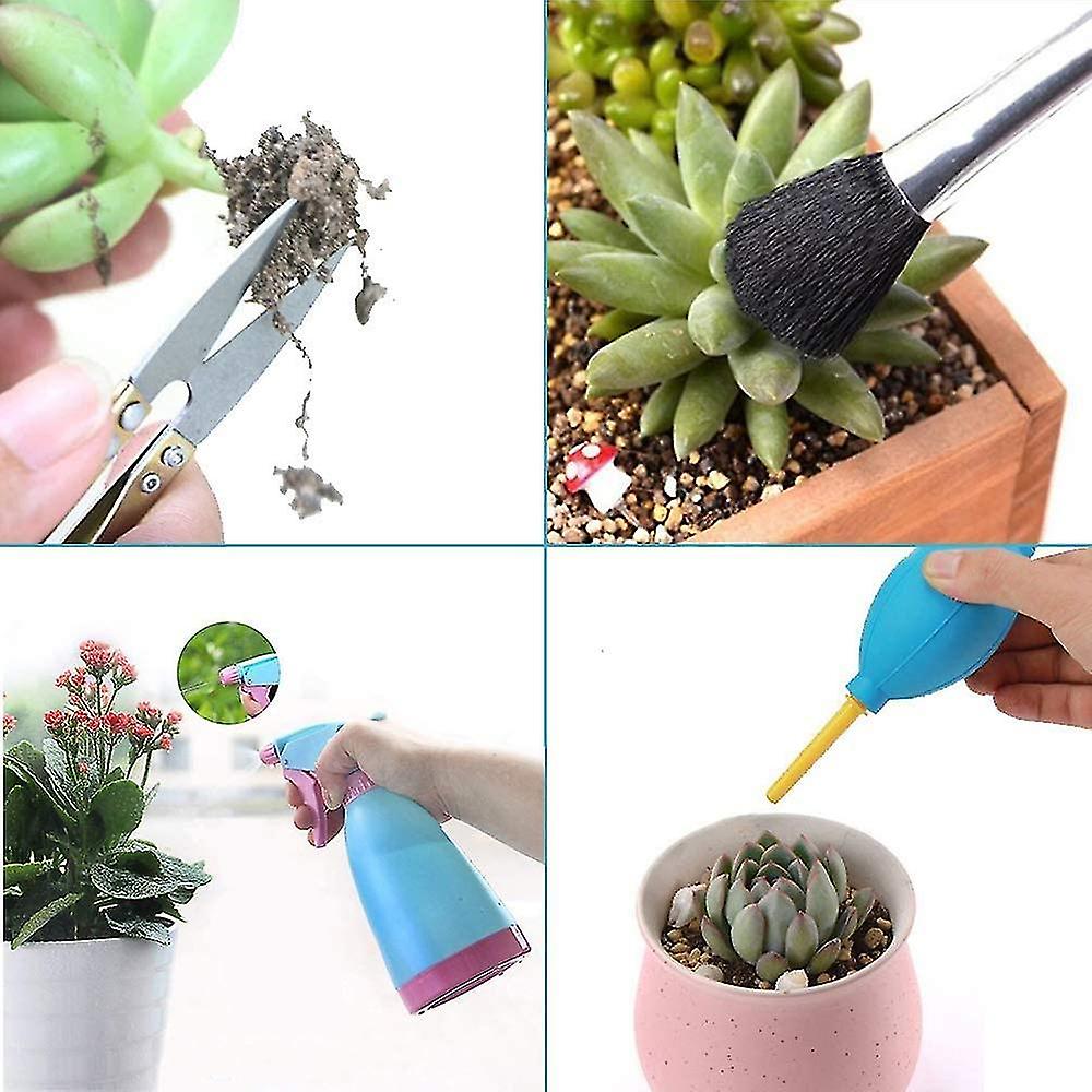 Gardening Tool Kits, 14pcs Succulent Garden Kit Mini Garden Tools ...