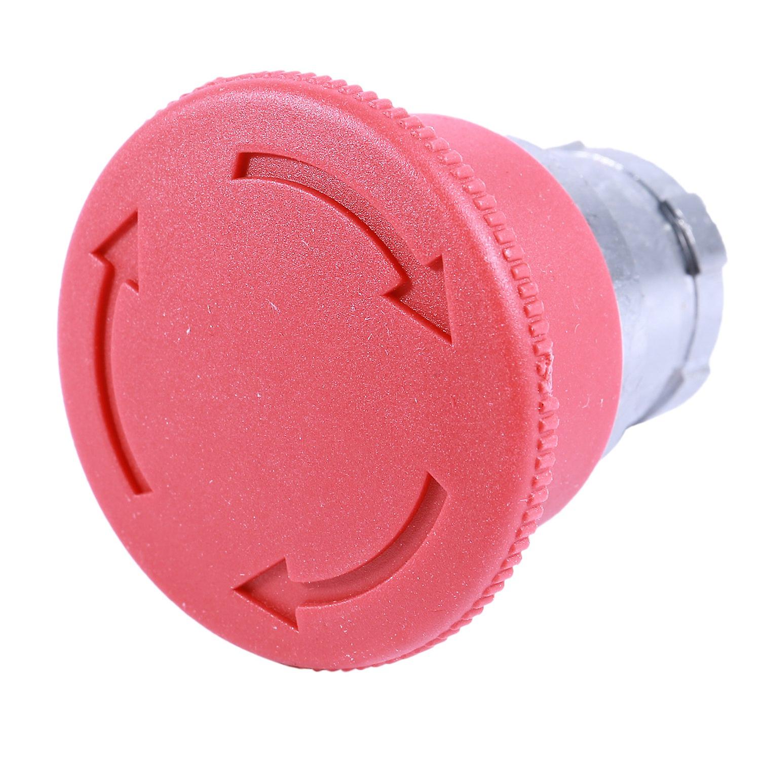 22mm Nc Red Mushroom Emergency Stop Push Button Switch 600v 10a Zb2 ...