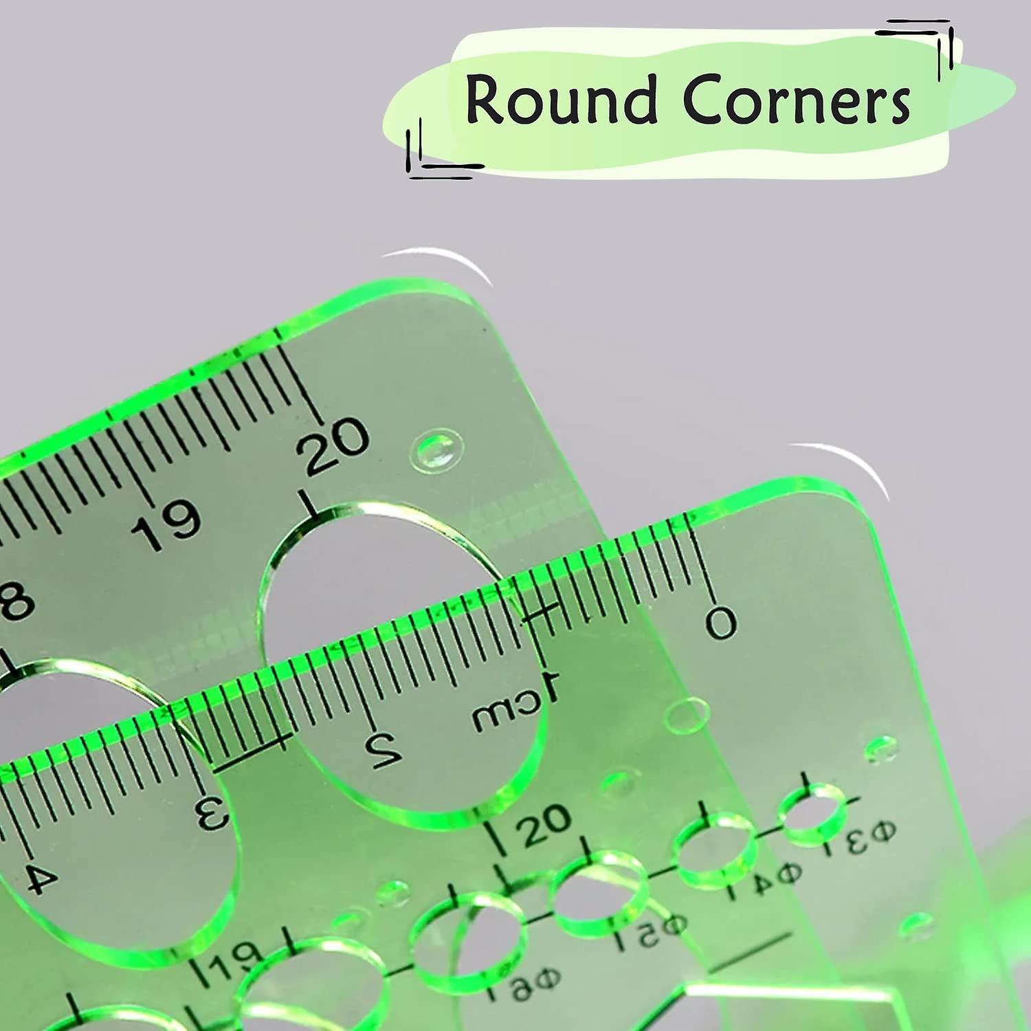 Circle Template Geometric Stencils Circle Stencils Plastic Geometric ...