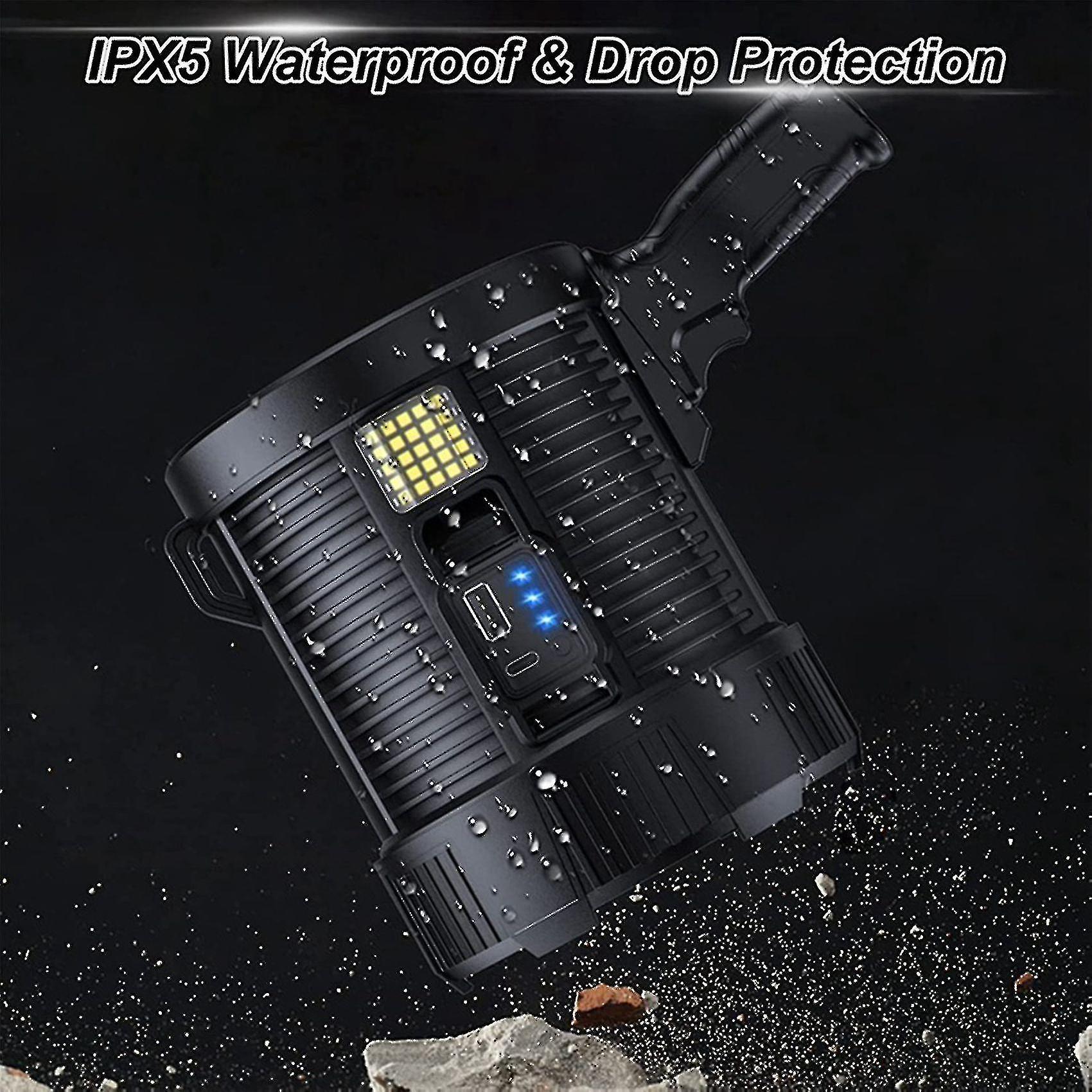 Rechargeable Spotlight,100000 Lumens Led Spot Lights Handheld ...