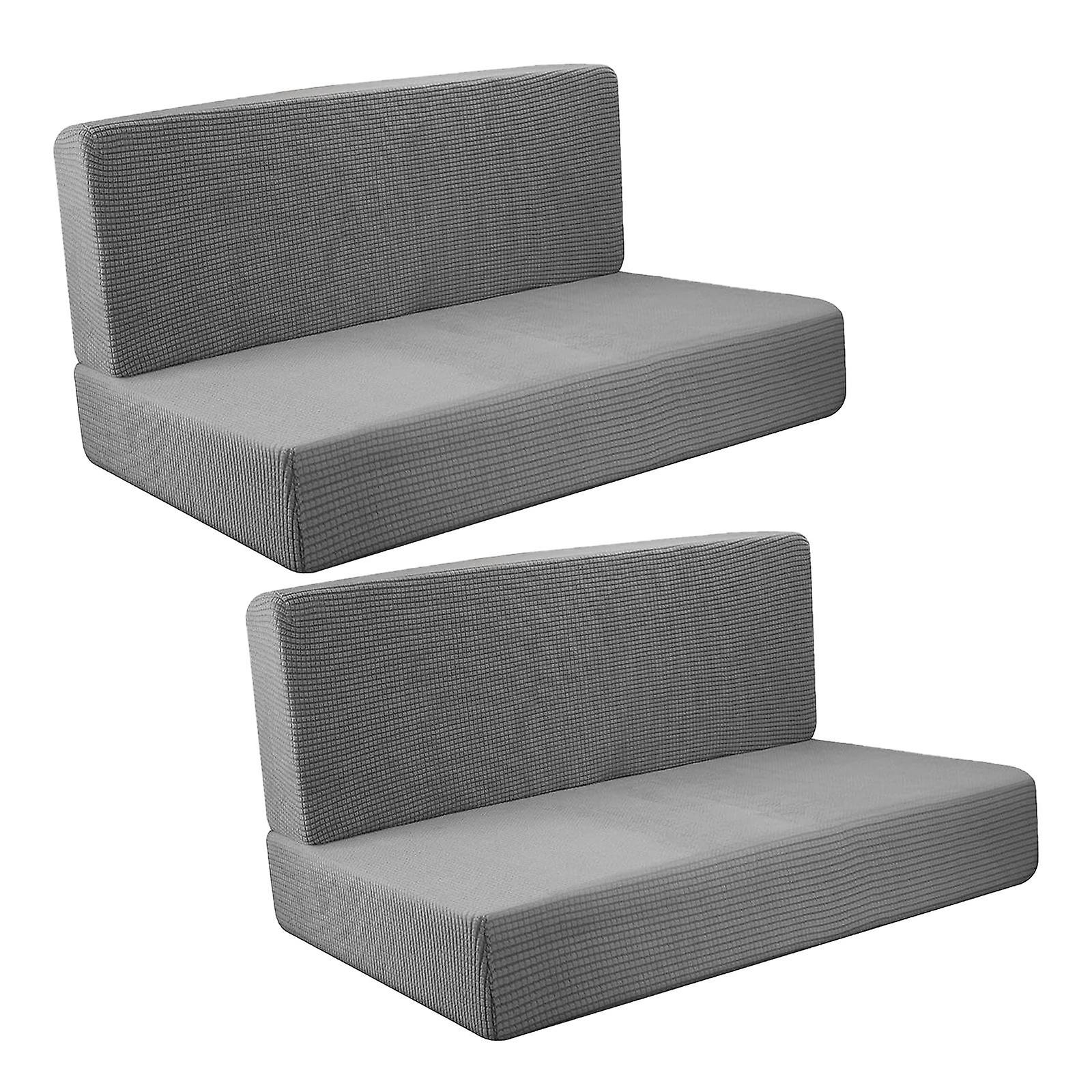 4Pcs Camper Cushion Covers Furniture Protector Comfort Elastic Easy Fitted Bench Covers RV Seat ...