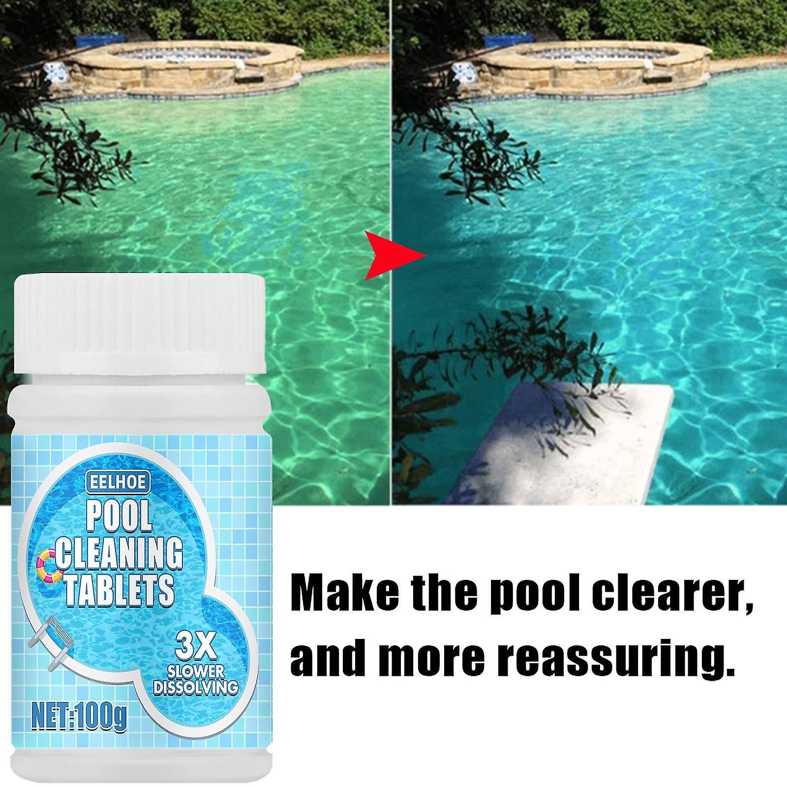 Multifunctional Pool Cleaning Tablets - Effervescent Disinfection and ...