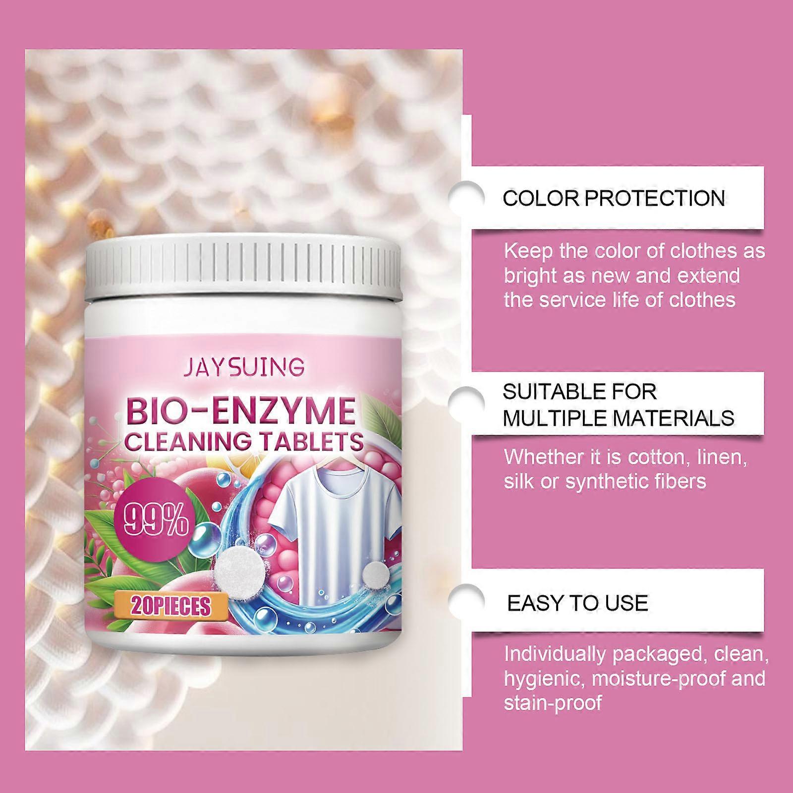 Bio-enzyme Explosion Clothing Whitening High Efficiency Stain Removal Instant Effervescent ...