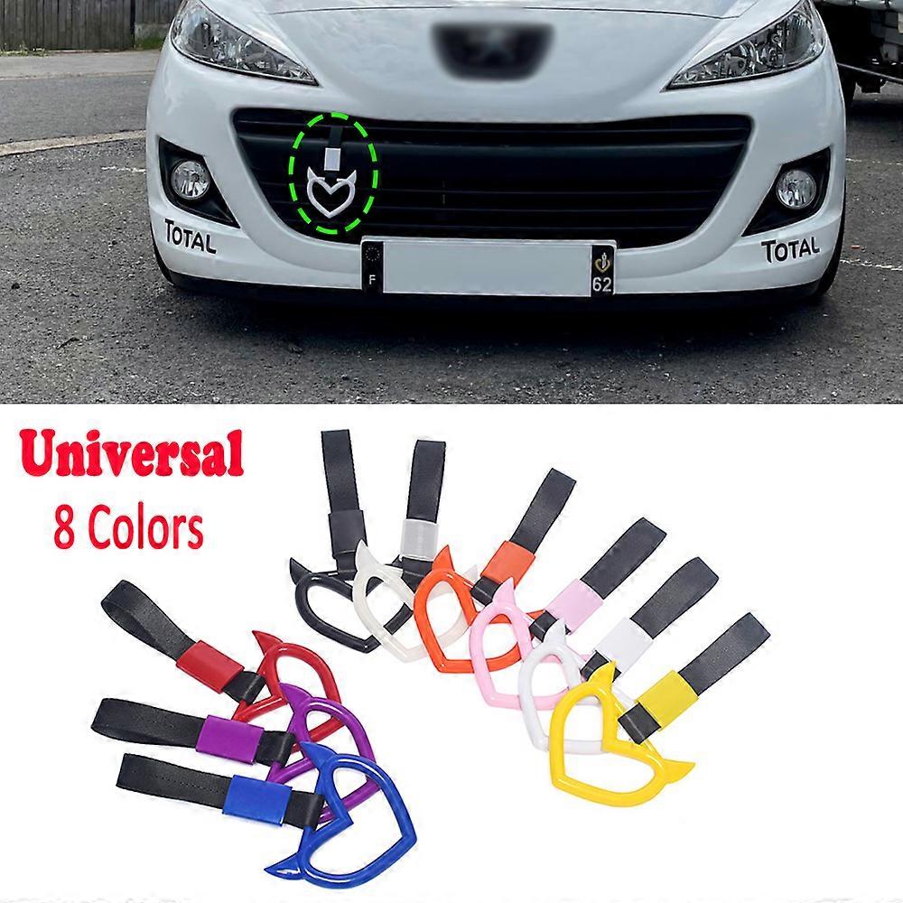 Car Tow Strap Tsurikawa Handle Strap Drift Universal JDM Cute Ring Bus ...
