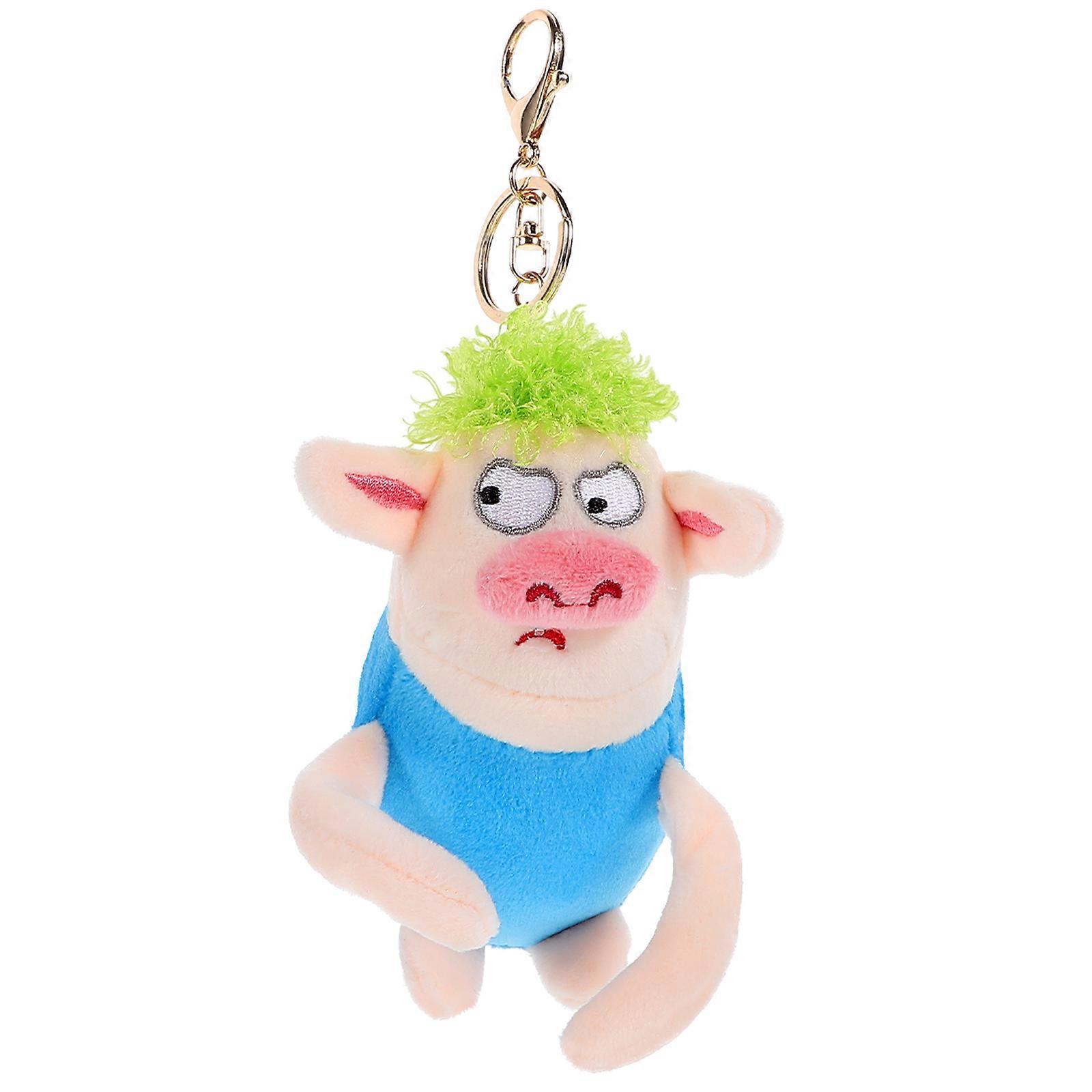 Plush Key Chain Pig Keyring Cartoon Keychain Pendant Adorable Keychain ...