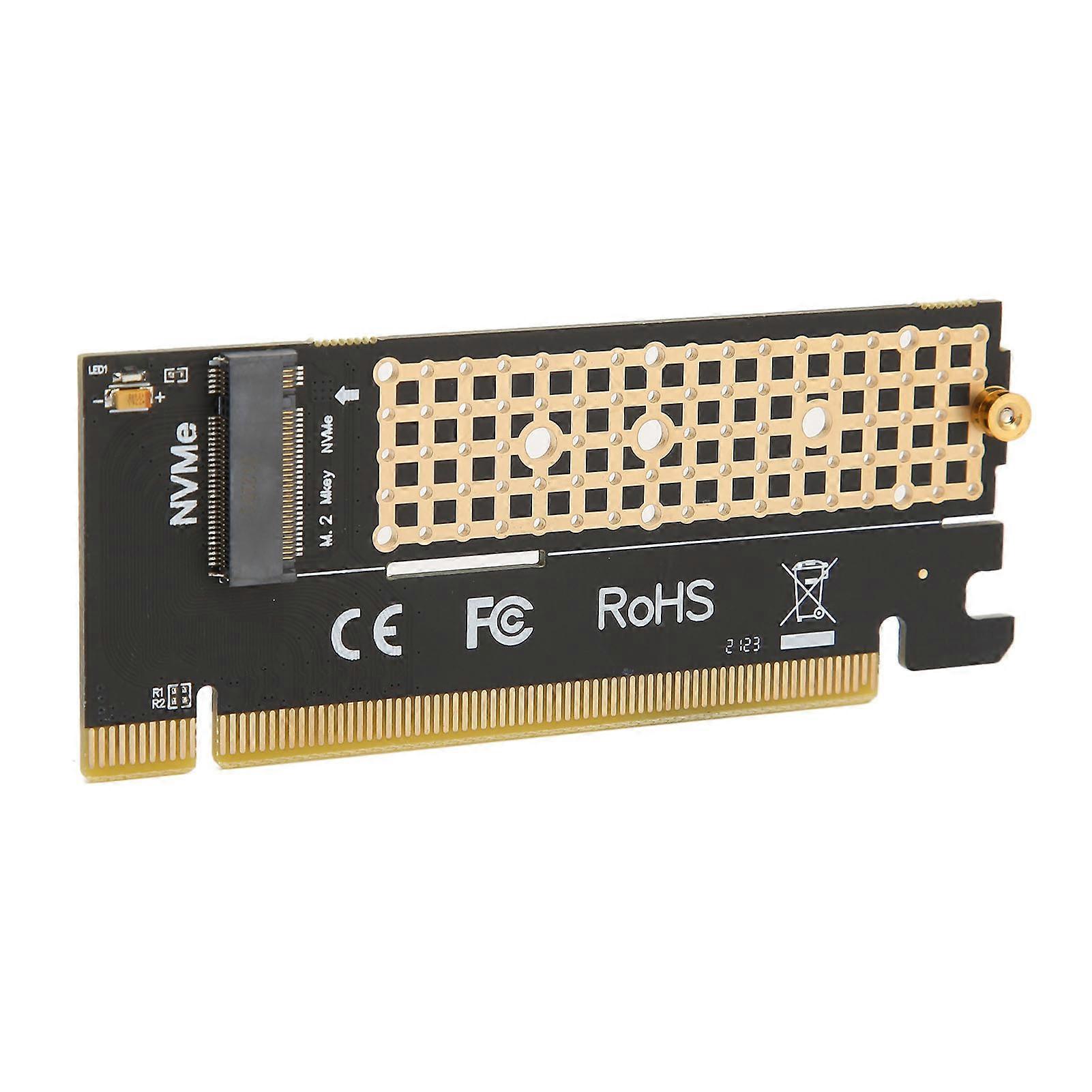 PCI to M.2 Card Plug and Play PCI Slot Installation M.2 NVME M Key SSD ...