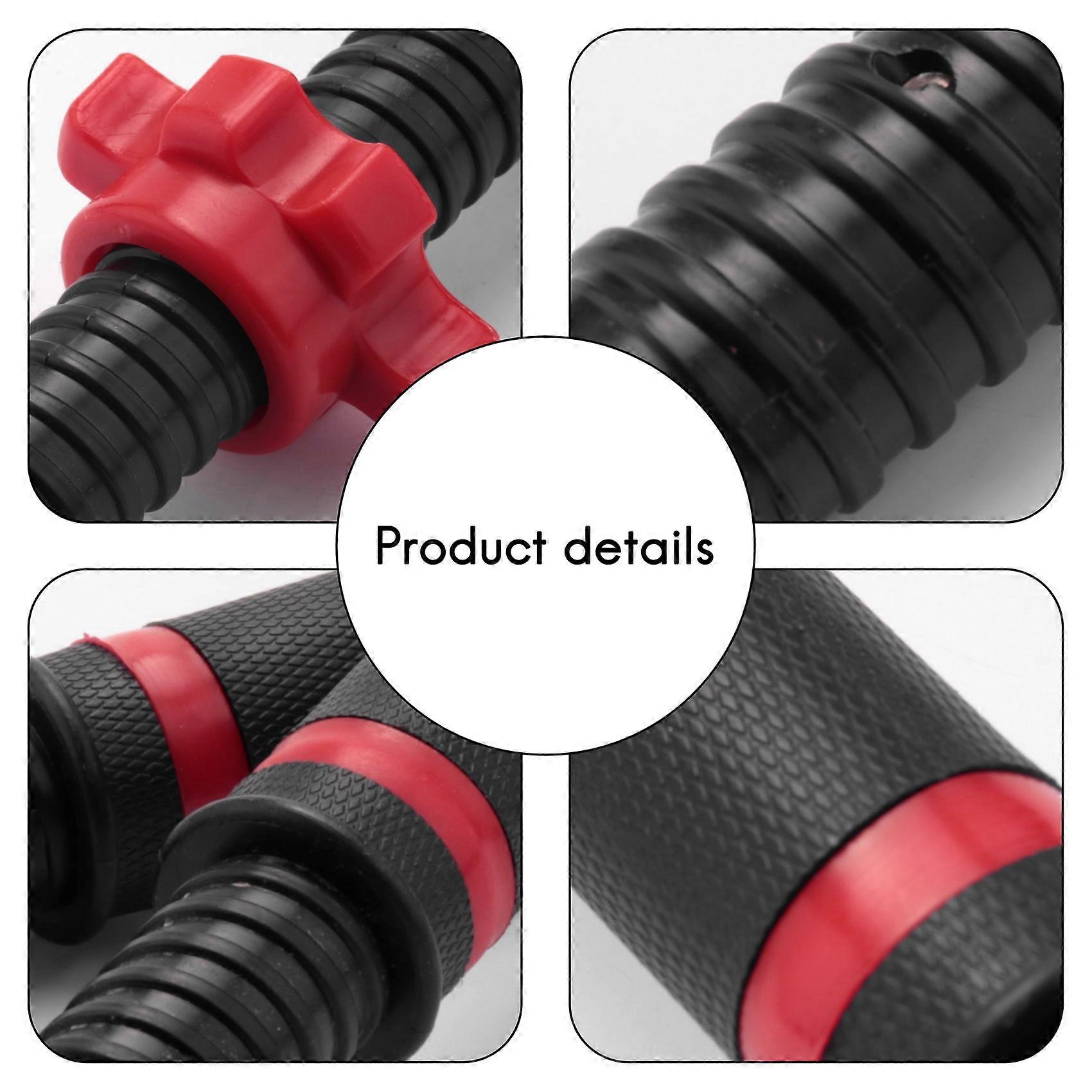 18 Inch Adjustable Dumbbell Bars, Non-Slip Dumbbell Handles, Threaded ...