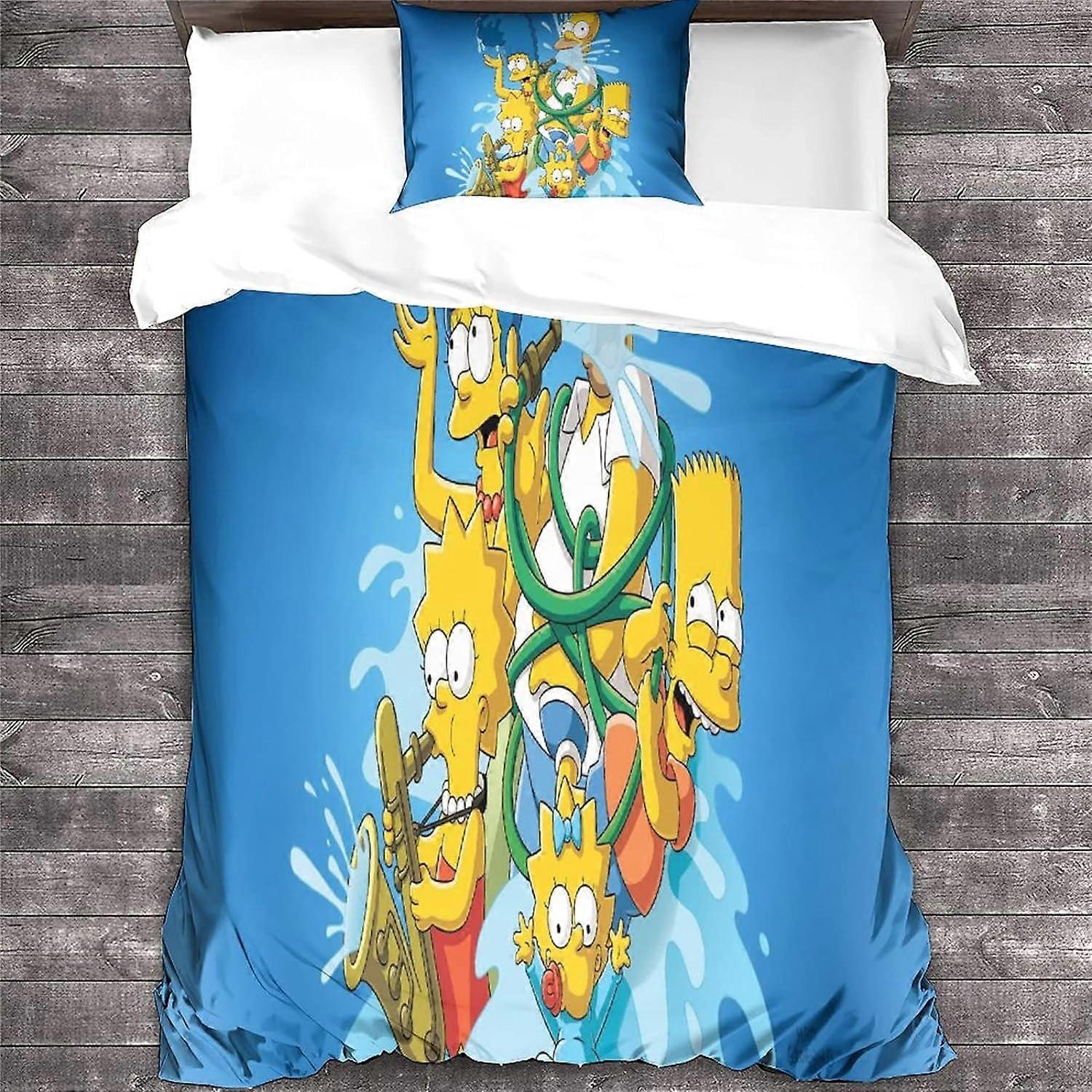 The_Simpsons - Bedding Set Pieces - Duvet Cover with Animation Theme ...