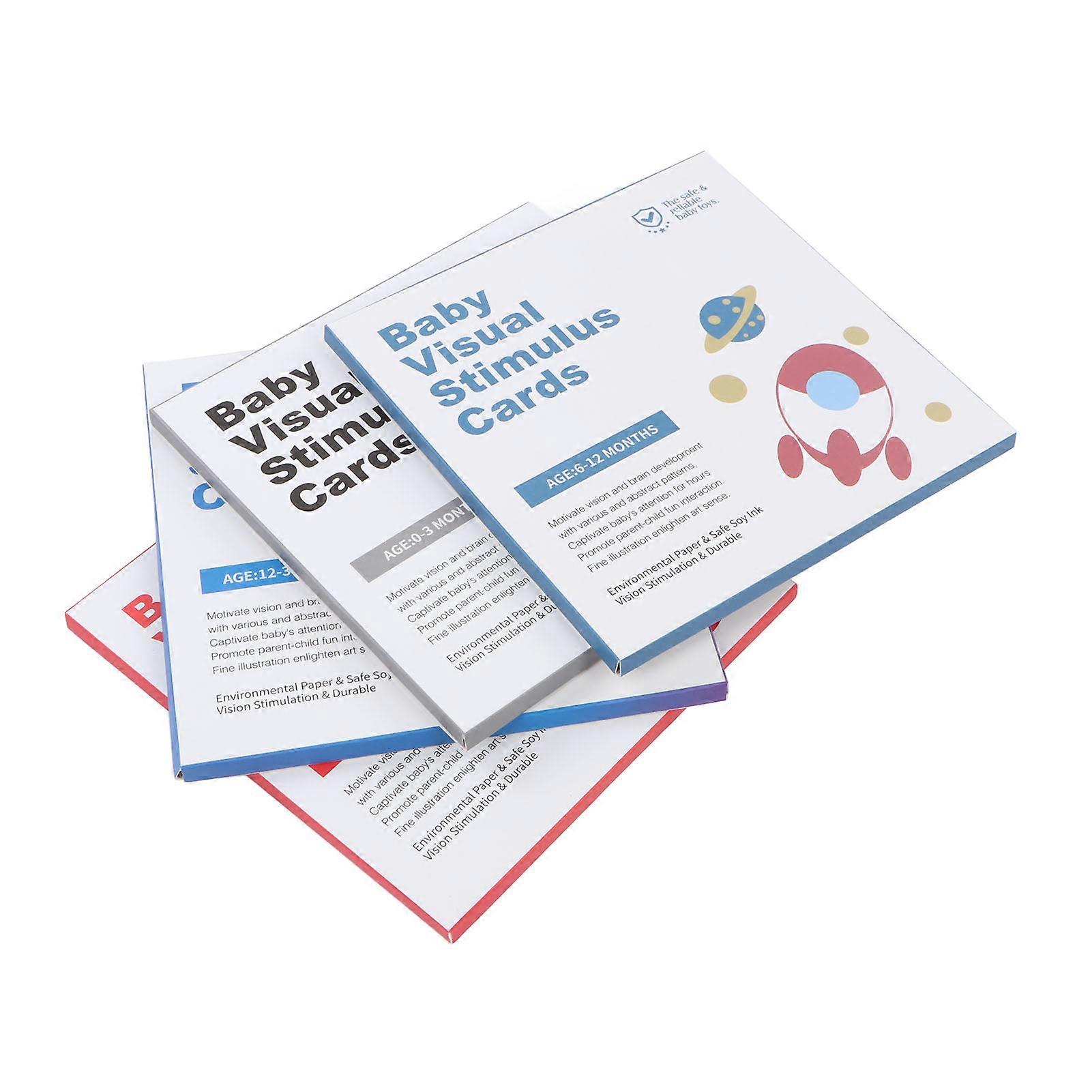 64pcs High Contrast Baby Flashcards Visual Stimulation Flashcard Early Educational Toy | Fruugo UK