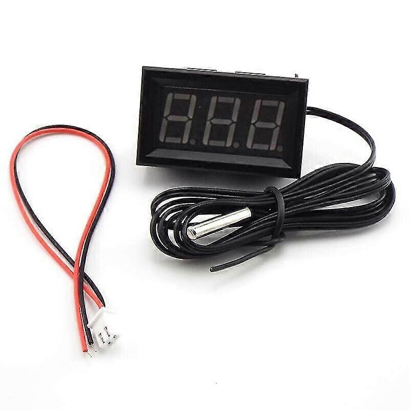 Dc 12v Led Digital Display Thermometer -50- 110 Celsius Car Meter ...