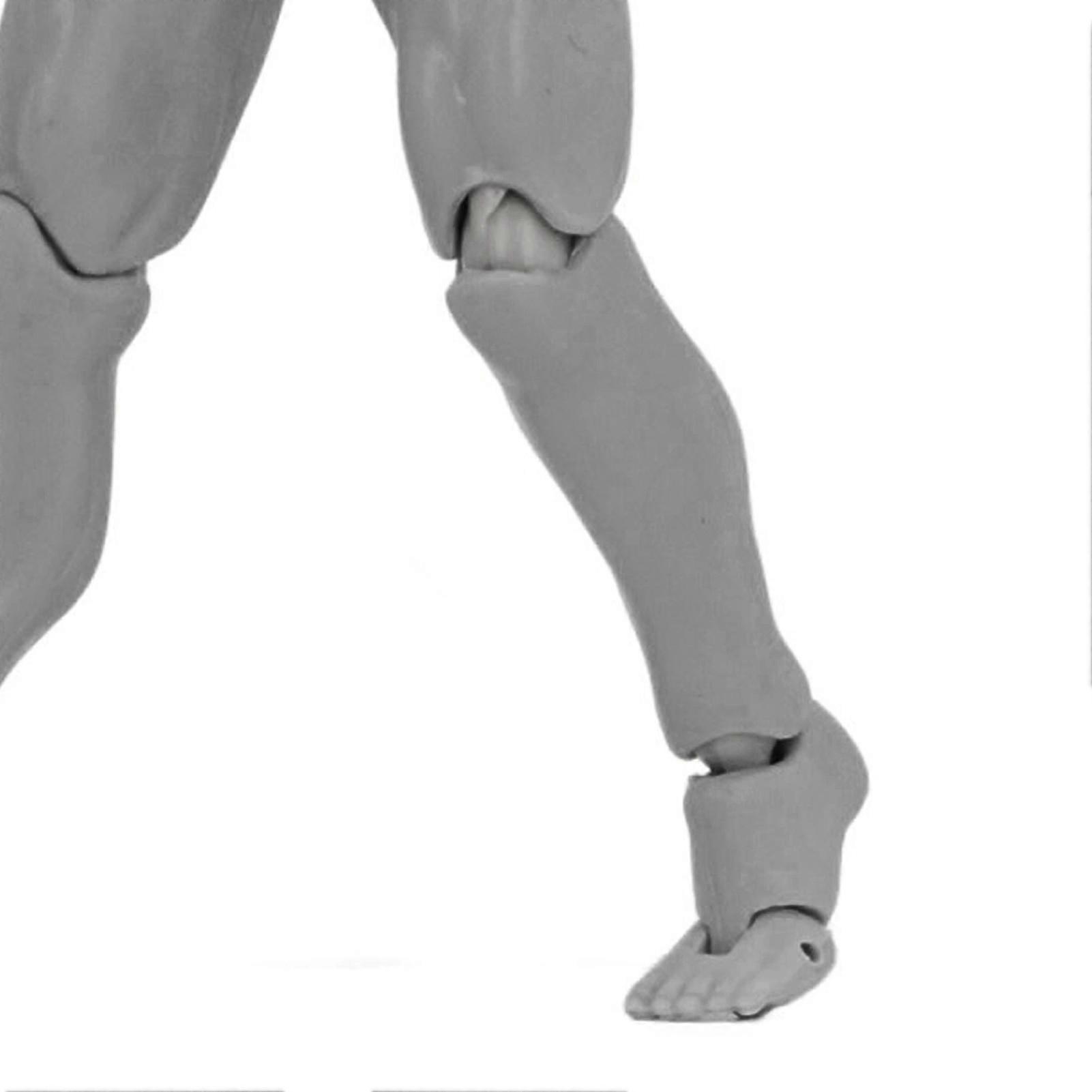 Figure Model PVC Action Figure Drawing Model Movable Joint Pedestal ...