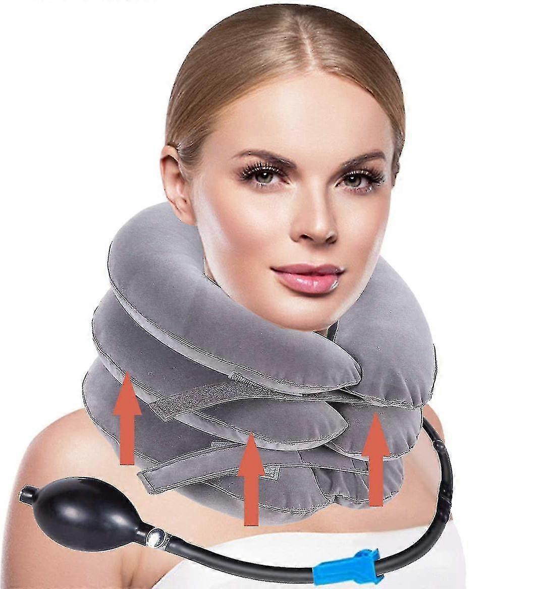 Neck Traction Device, Inflatable Neck Collar, Neck Cervical Traction ...