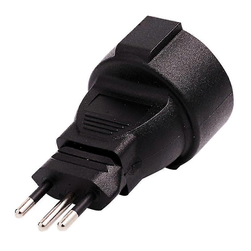 Swiss 3pin Round To Eu Standard 16a 250v Power Supply Adapter Male To ...
