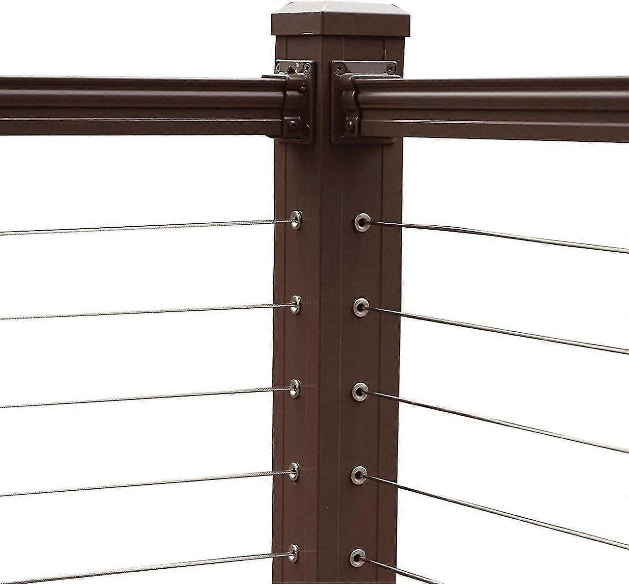 30 Pcs Stainless Steel Protective Sleeves For 5/32 Inch Cable Railing ...