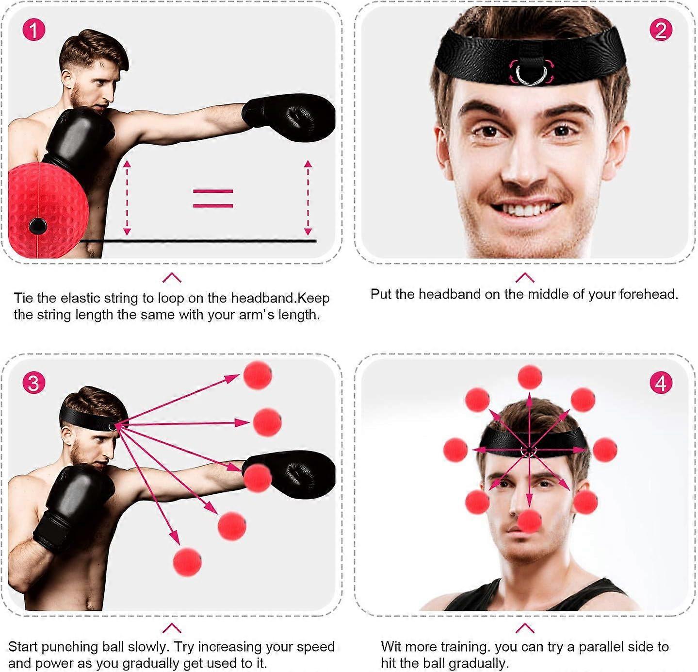 Upgraded Boxing Reflex Ball, Boxing Training Ball, Speed Training ...