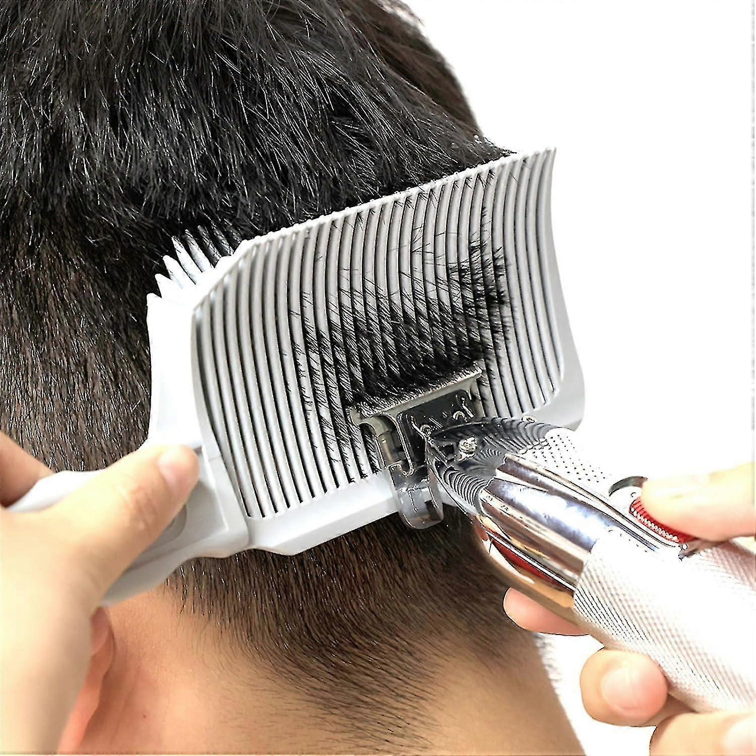 Barber Comb for Men, Fading Combs with Gradient Design, Curved ...