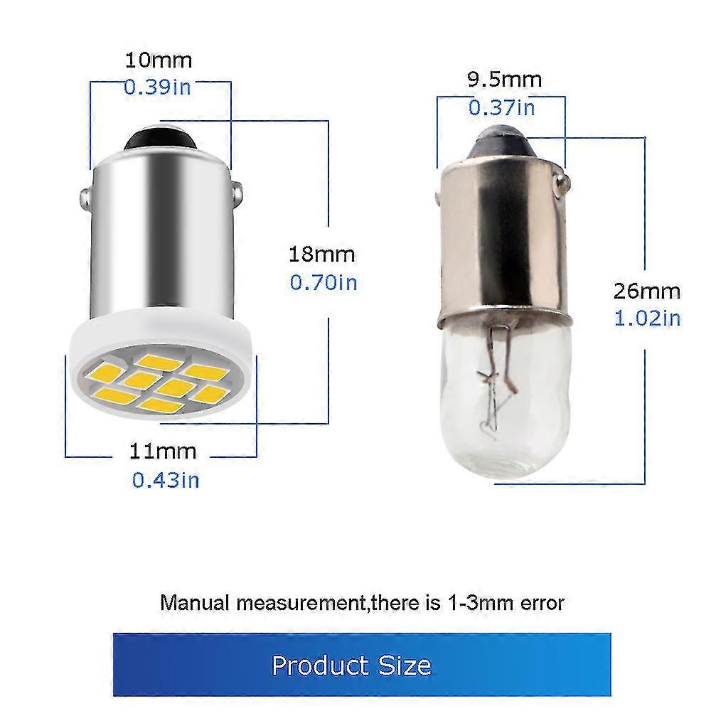 BA9S LED Bulbs 12V 24V 6.3V 6V Led car light Bulbs T4W T11 Bulbs ...