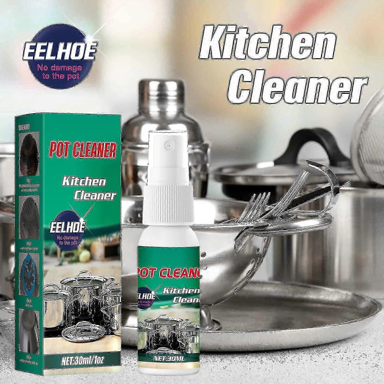 Eelhoe Pot Bottom Black Scale Remover Cleaner för att rengöra det gamla fettet i köket för att ...