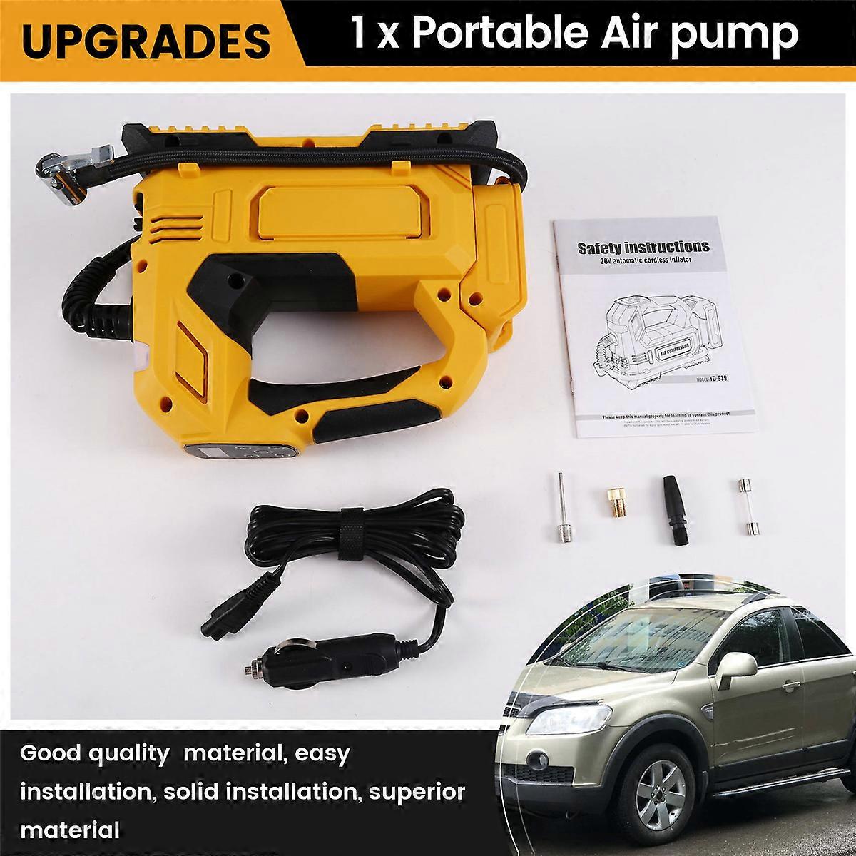 Portable Air Pump for DeWalt 18V 20V Battery Cordless Inflator Tool for ...