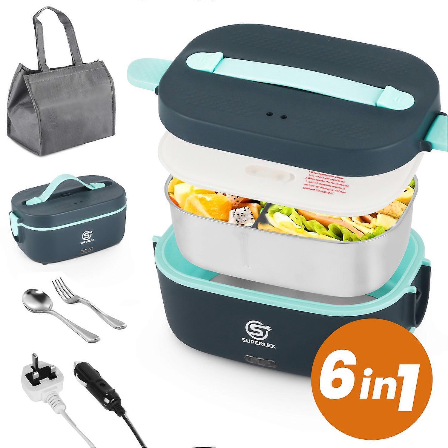 Get 2 Heated Lunch Boxes: Great Value for Warm Meals | Fruugo UK