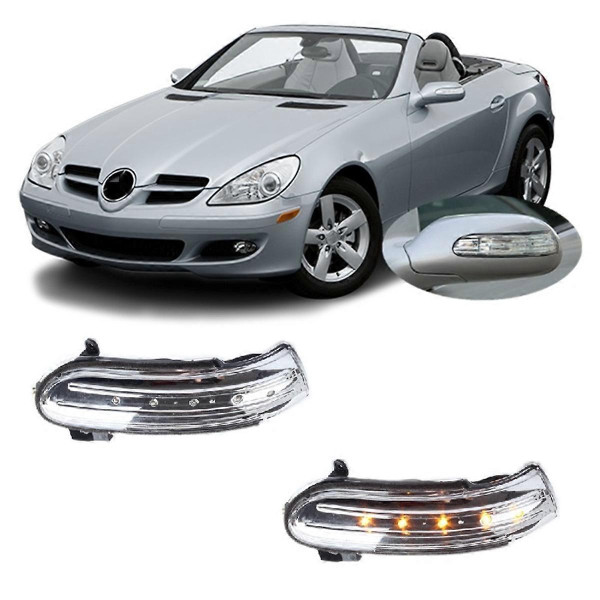 Car Side Rearview Mirror Lights Flashing Turn Signal Light for Mercedes Benz SLK Class R171 W171 ...