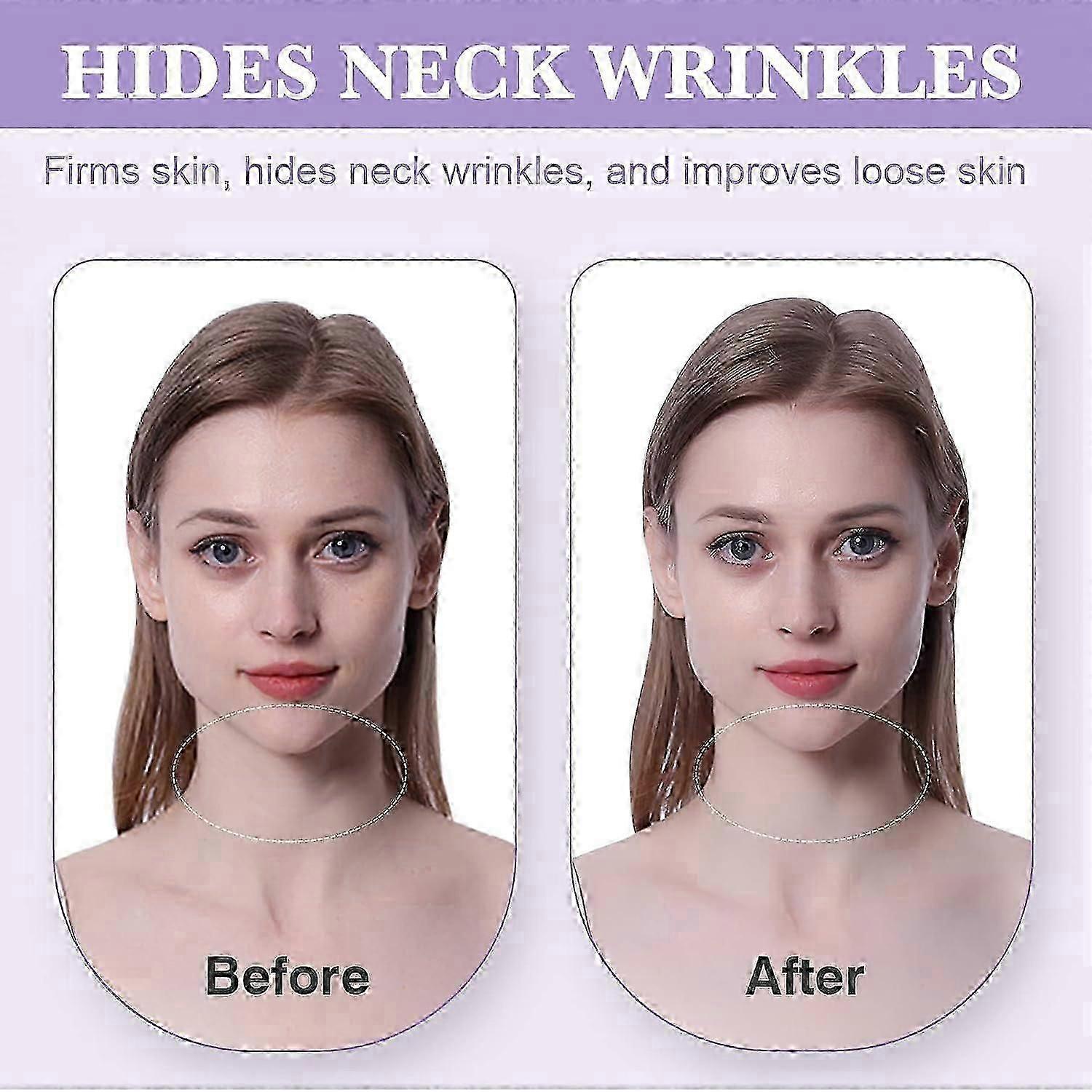 Neck Lifting Tapes, 10pcs Neck Wrinkle Bands Invisible Anti-Wrinkle ...